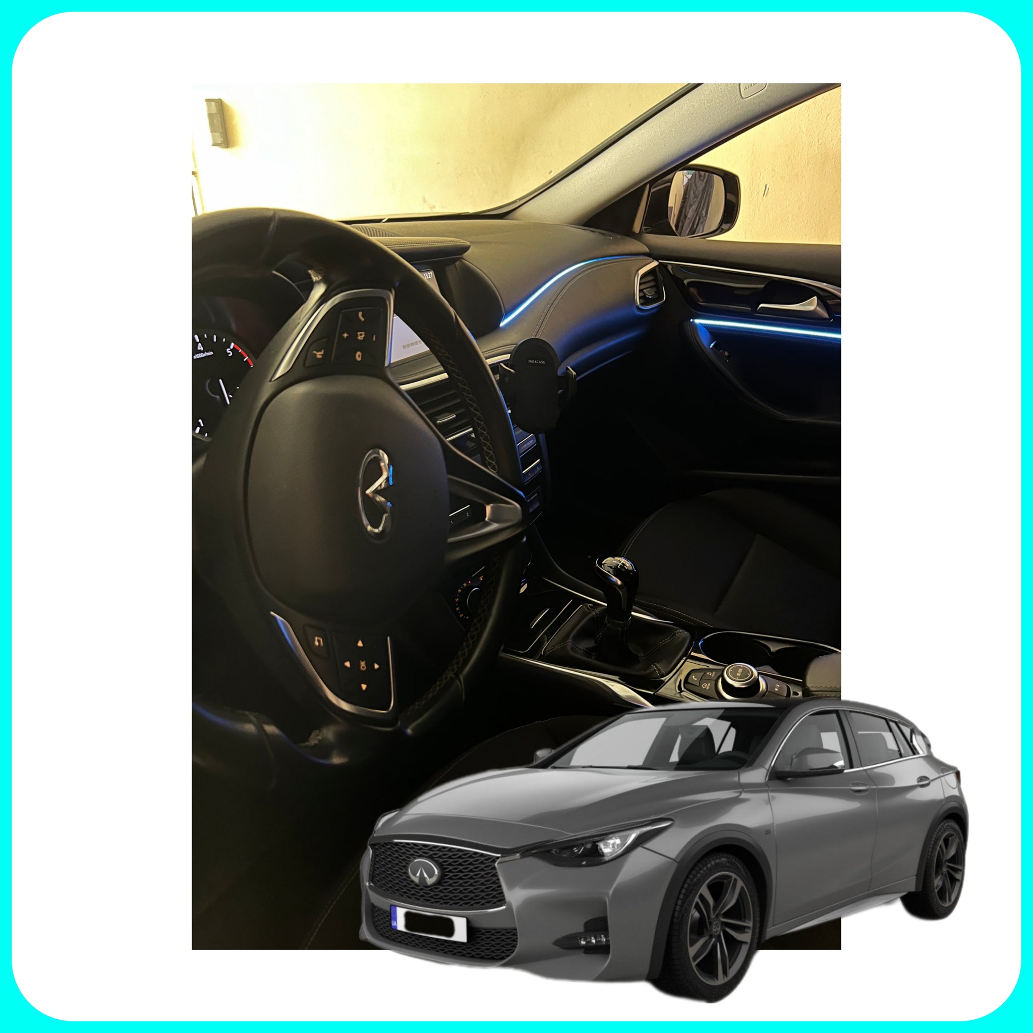 Ambient Light dedicato per Infinity Q30, Luci Ambiente con Comando da